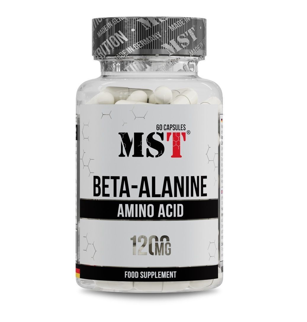 Купити MST Beta-Alanine 1200 mg 60 капсул 65124 в інтернет магазині ...
