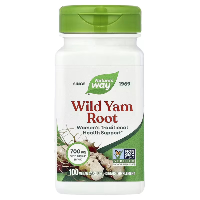 Купити Nature's Way Wild Yam Root 100 капсул 78706 в інтернет магазині ...