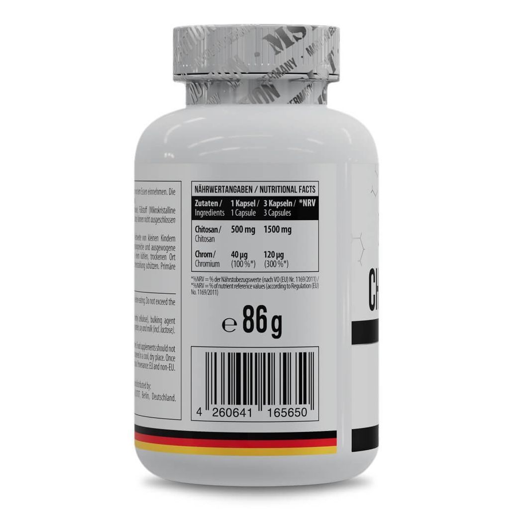 Купити MST Chitosan 500 mg with Chrom 120 капсул 65650 в інтернет ...